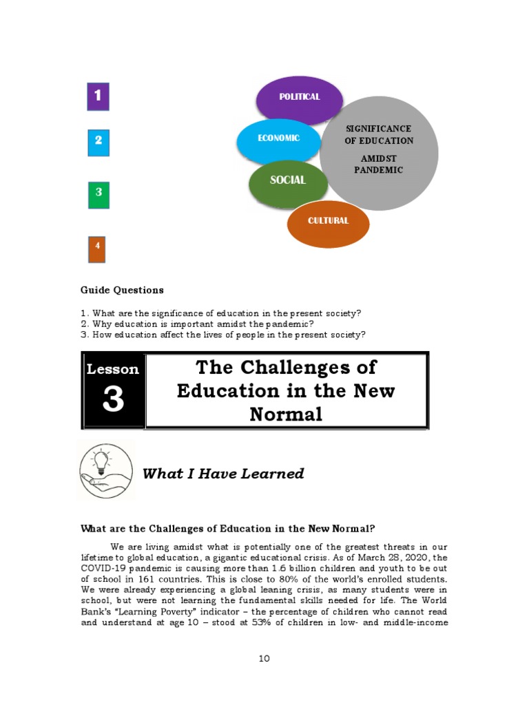 Group 1 The Challenges of Education | PDF | Educational Technology ...