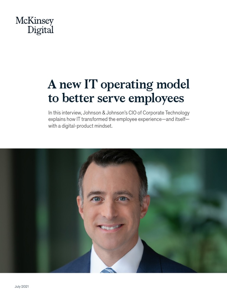 A New It Operating Model To Better Serve Employees | PDF | Scrum ...
