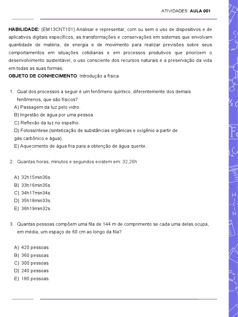 Aula 001 Introducao A Fisica | PDF | Terra | Asteroide Aula 001 Introducao A Fisica | PDF | Terra | Asteroide