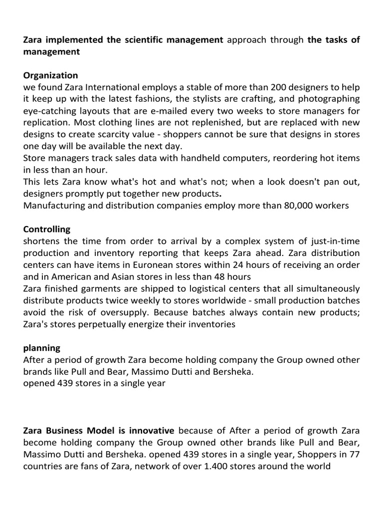 How Zara Achieves Fast Fashion Through Scientific Management of Product ...