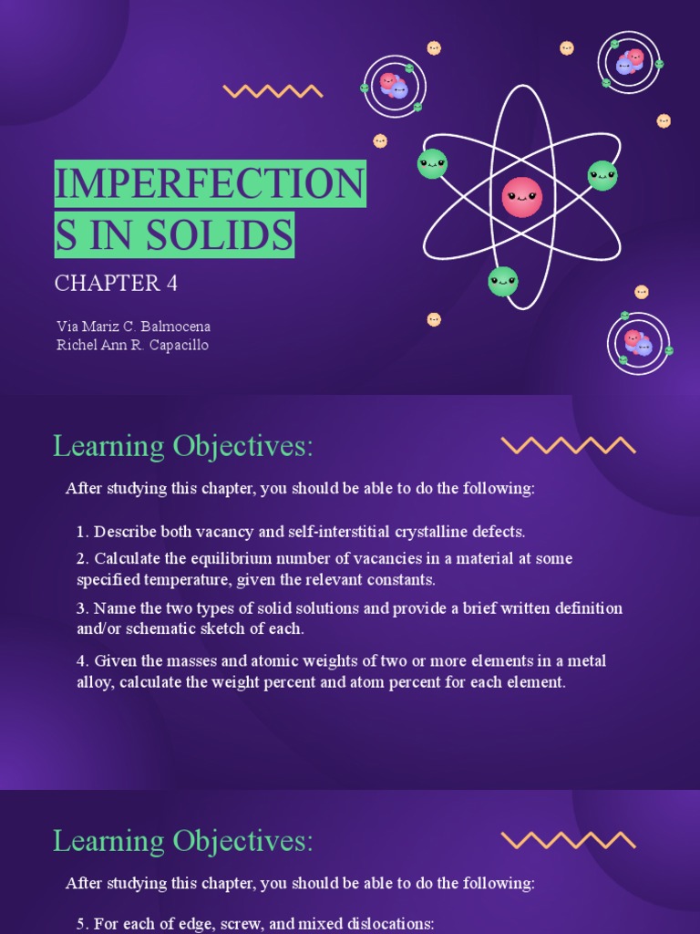 Imperfections in Solids | PDF | Dislocation | Electron Microscope