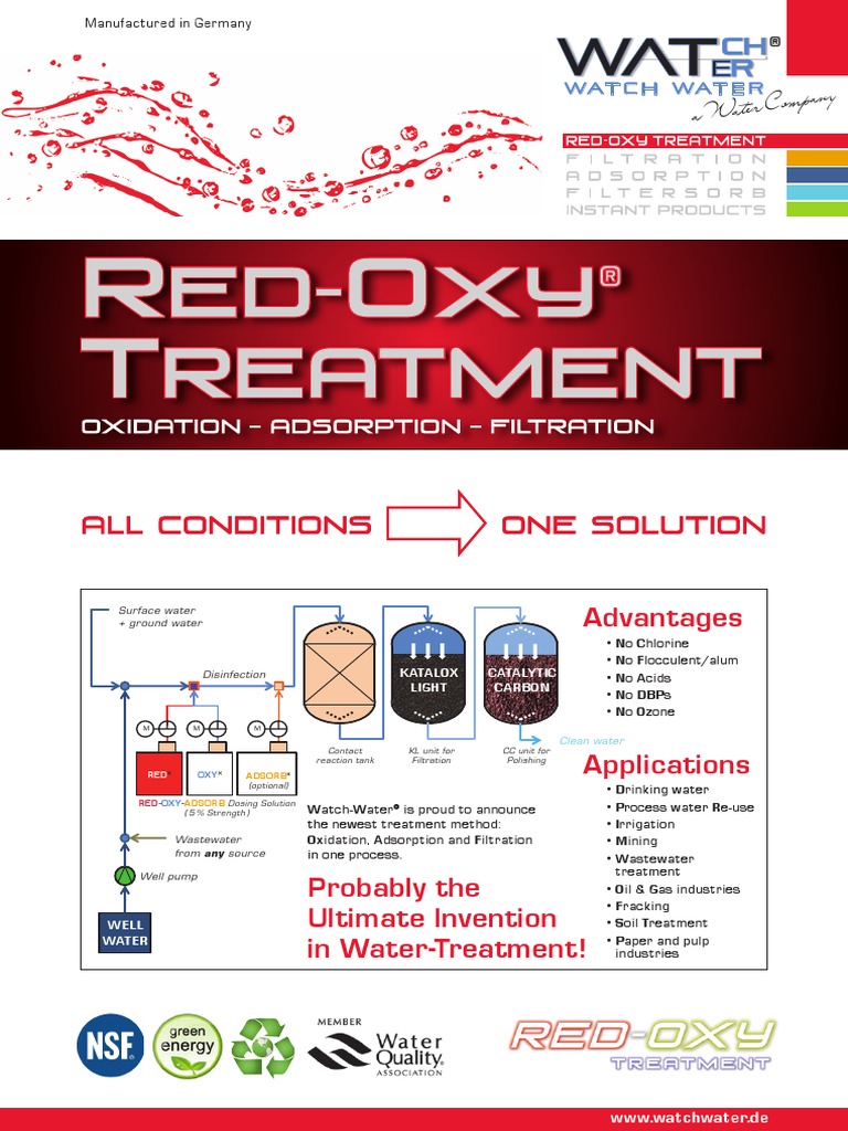 Red Oxy Brochure | PDF | Water Purification | Sewage Treatment