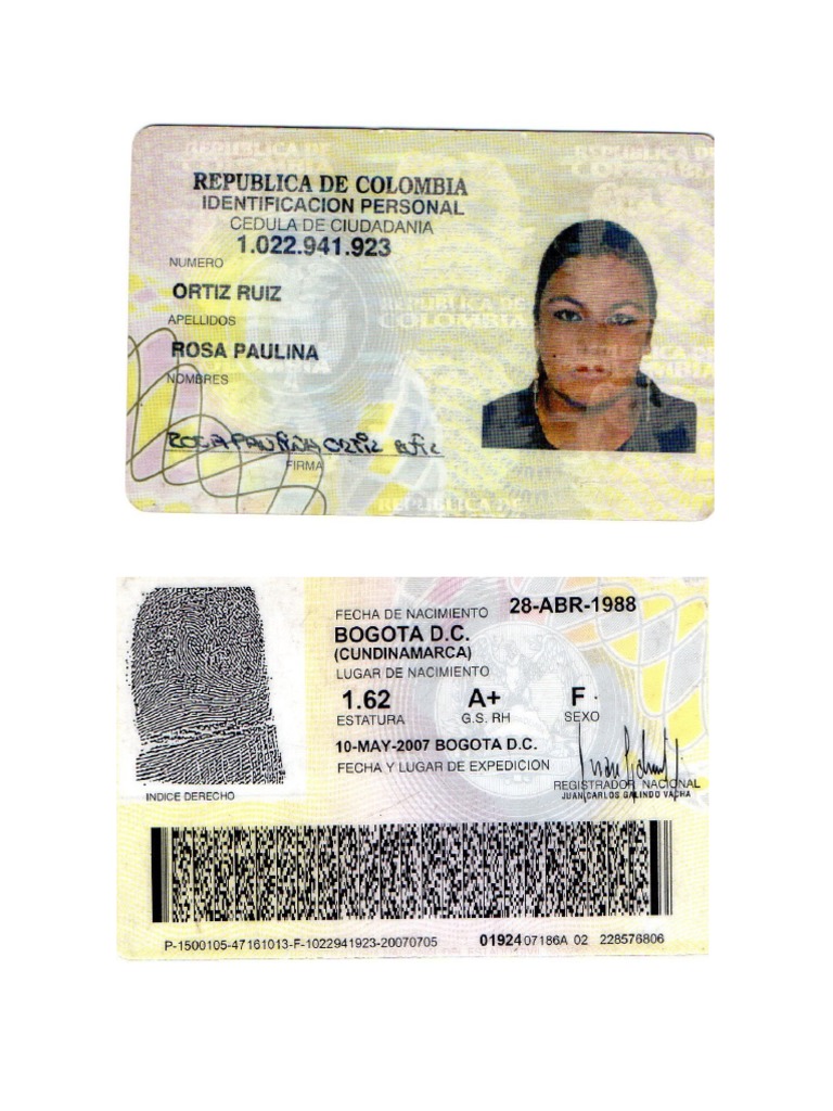 Cedula de Rosa | PDF