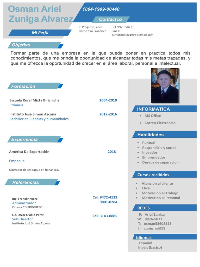 CV Ariel Zuniga | PDF