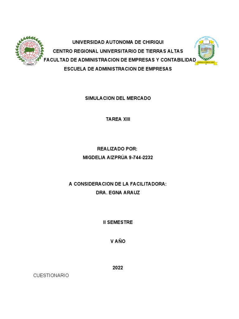 Tarea Xiii | PDF | Bibliografía | Science