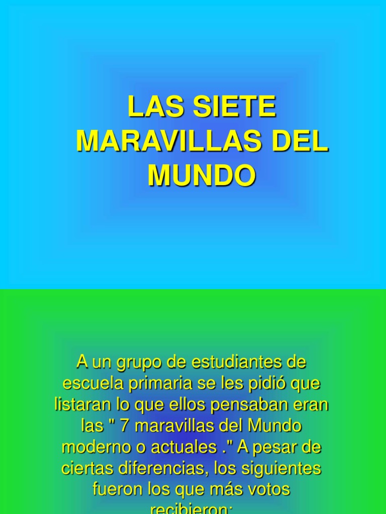 7 Maravillas | PDF