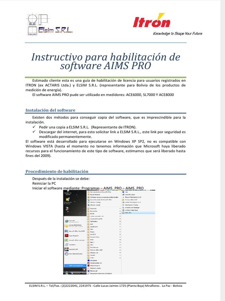 Pdfslide - Tips - Instructivo para Habilitacion de Software Aims Pro v2 | PDF | Software ...