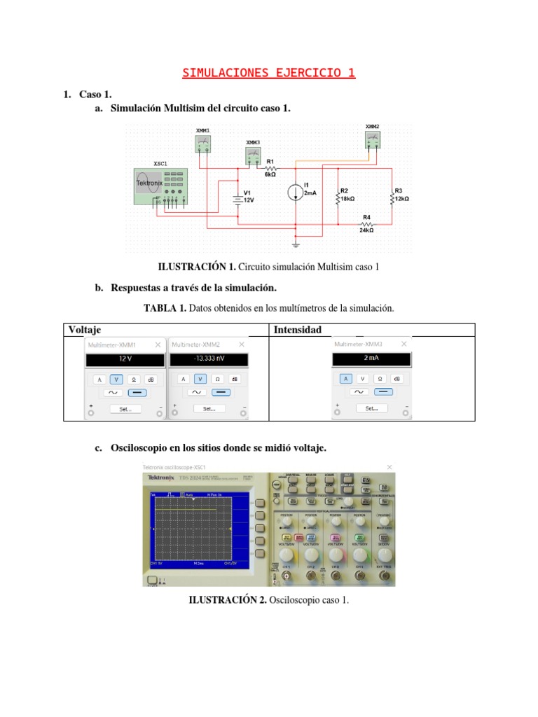 Simulaciones Ejercicio 1 | PDF