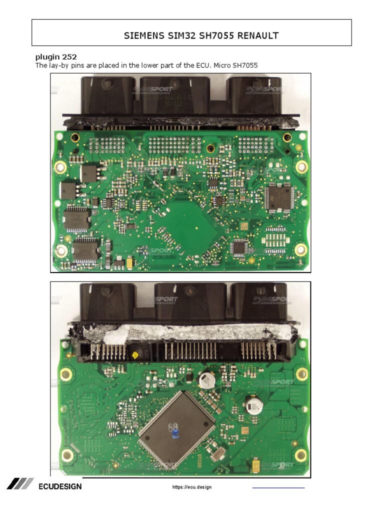 Siemens SIM32 SH7055 ECU Guide | PDF