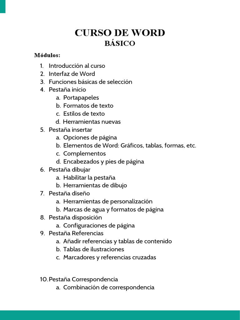 Curso de Word Completo El Tio Tech | PDF | Microsoft Word | Microsoft ...