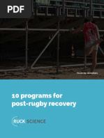 Pre-Season Rugby Training Guide | PDF | Strength Training | Aerobic ...