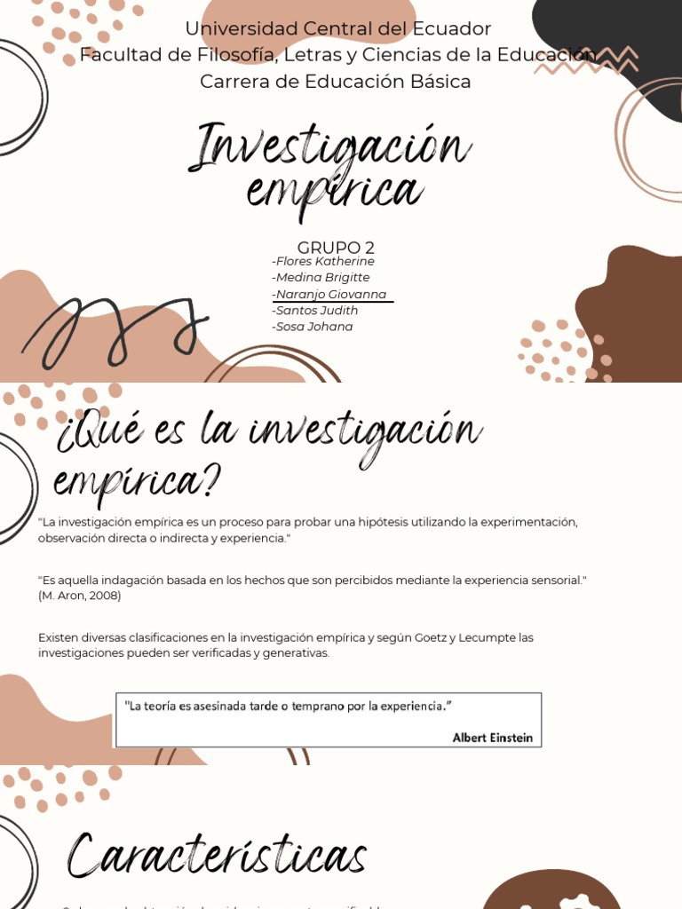 Investigación Empírica - Grupo2 | PDF