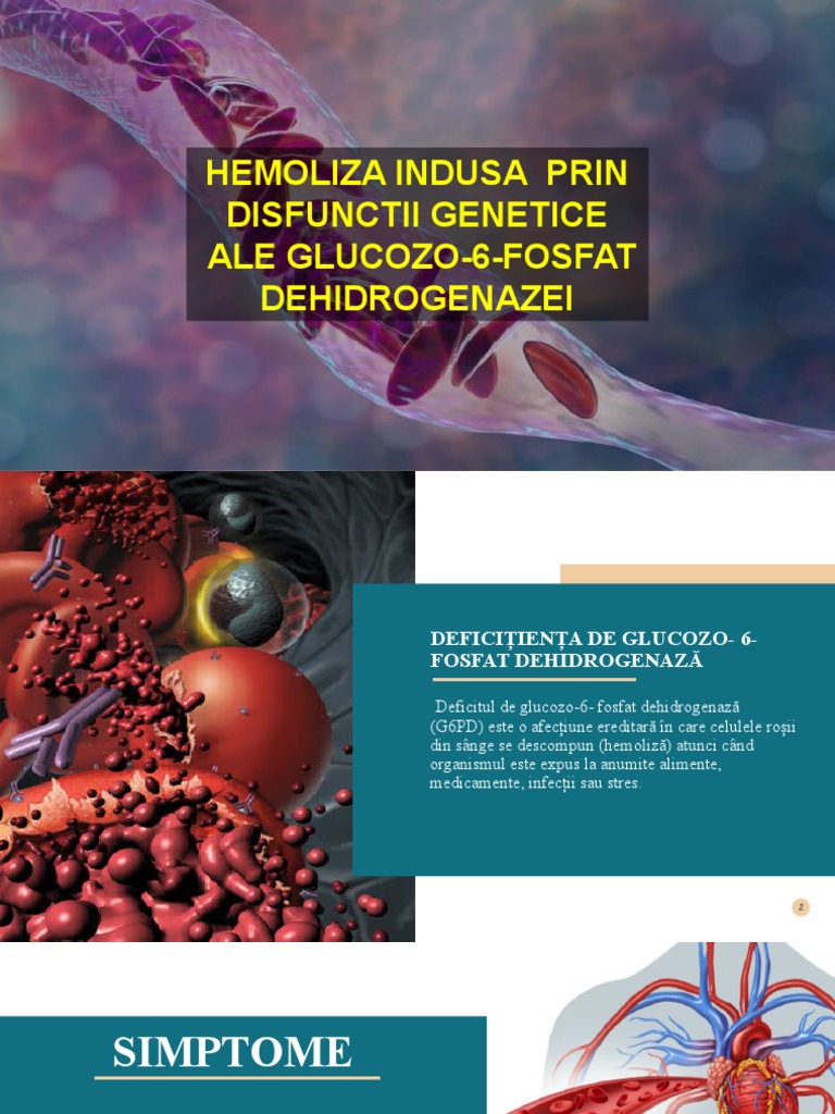 Hemoliza Indusa de Disfunctii Genetice G6PD 1 | PDF