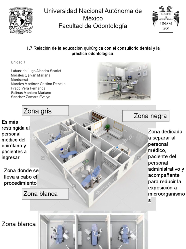 Infraestructura y requisitos para consultorios odontológicos y quirófanos | PDF