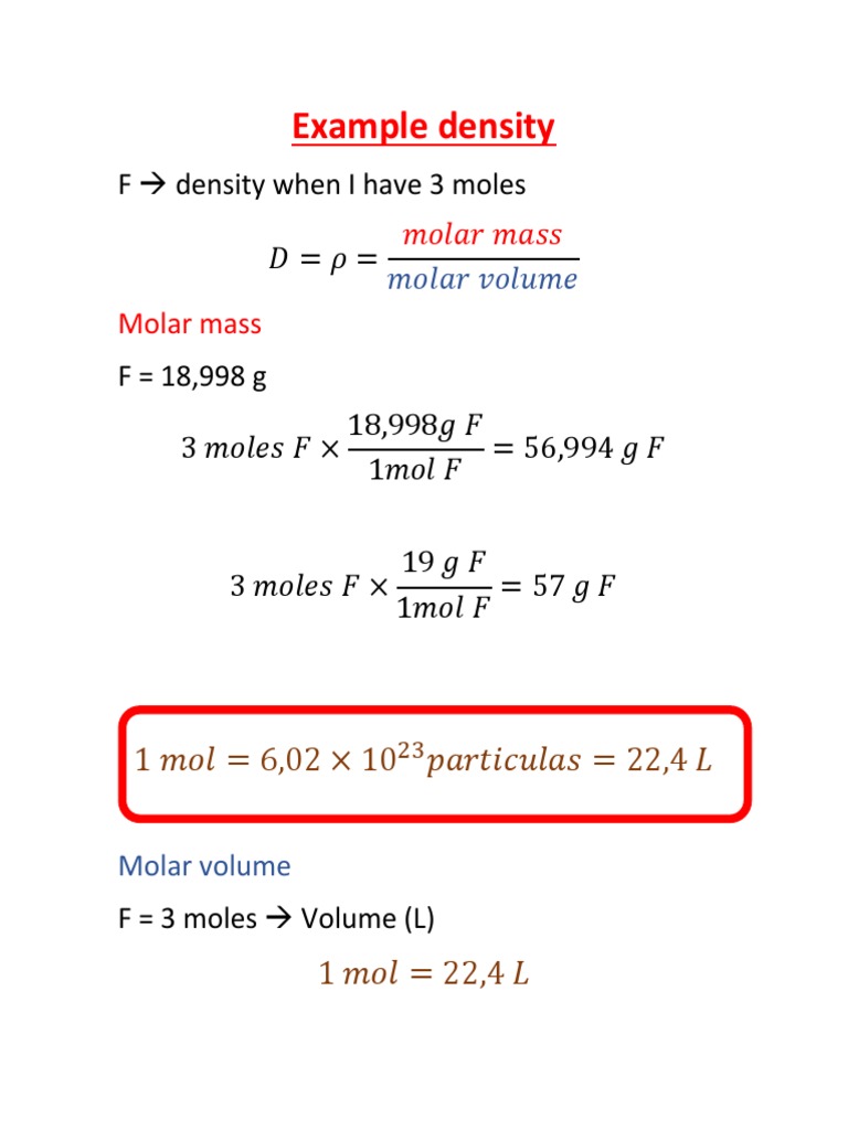 Example Density Pdf