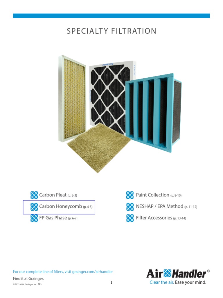 Air Handler Specialty Filtration Guide | PDF
