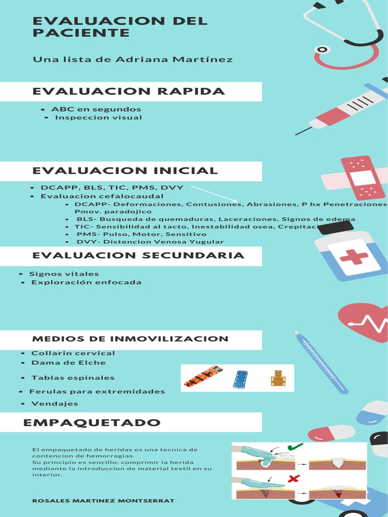EVALUACION DEL PACIENTE | PDF