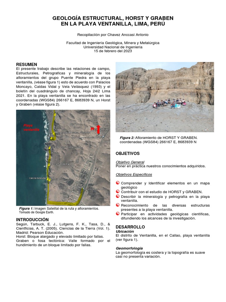 Playa Ventanilla 2 | PDF | Geología | Ciencias de la Tierra