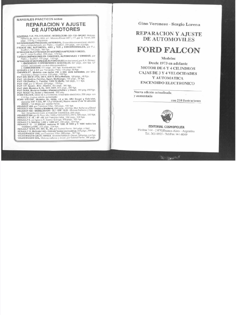 Dokumen - Tips Fordd Manuel de Taller Ford Falcon | PDF