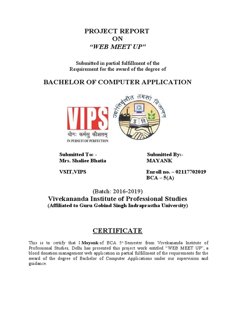Minor Project Report | PDF | Use Case | Databases