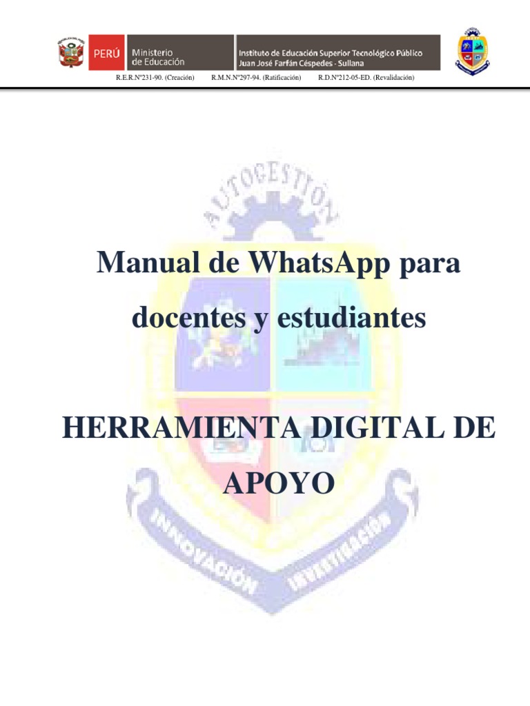 Manual de Whatsapp | PDF | Software | Software del sistema