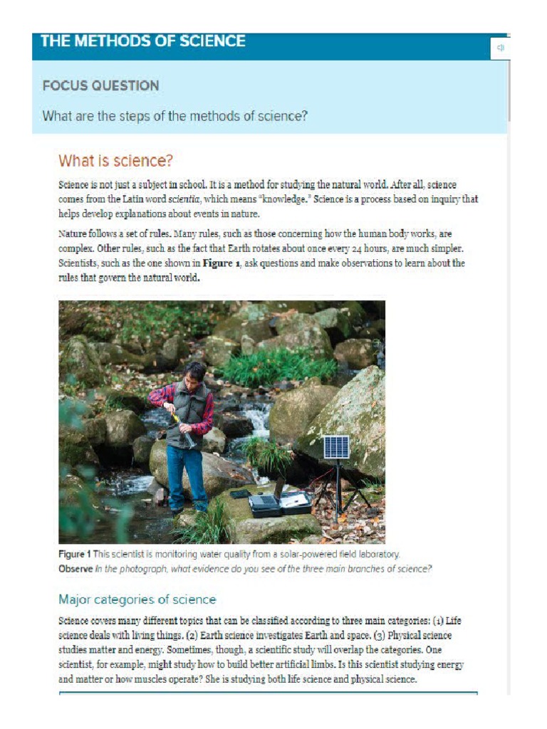 The Nature of Science (Module 1) | PDF