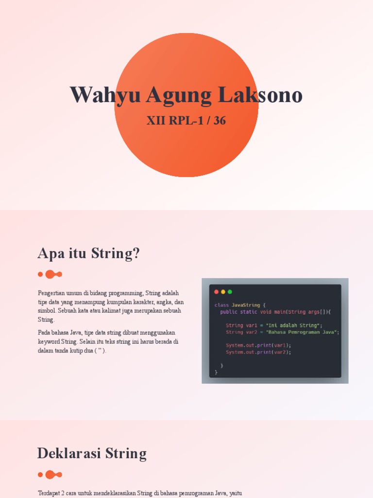 Apa Itu String - JAVA | PDF | Teknologi & Rekayasa