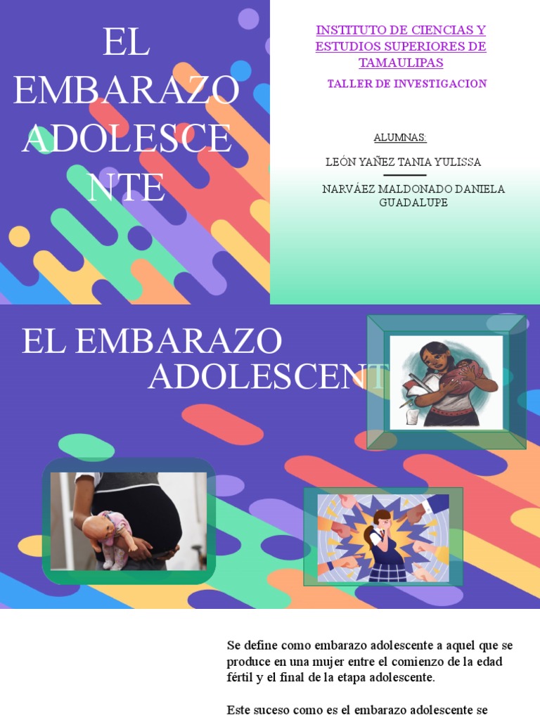 El Embarazo Adolescente Pdf El Embarazo Embarazo En La Adolescencia