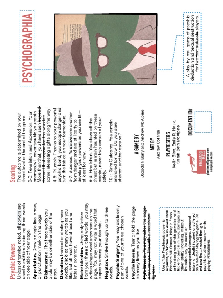 Psycho Graph I A | PDF | Forteana | Psychic Powers