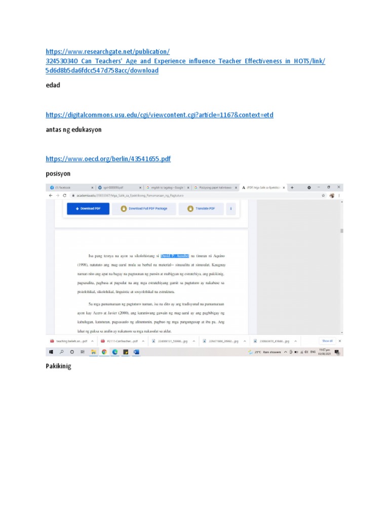 Interpretation RRL | PDF