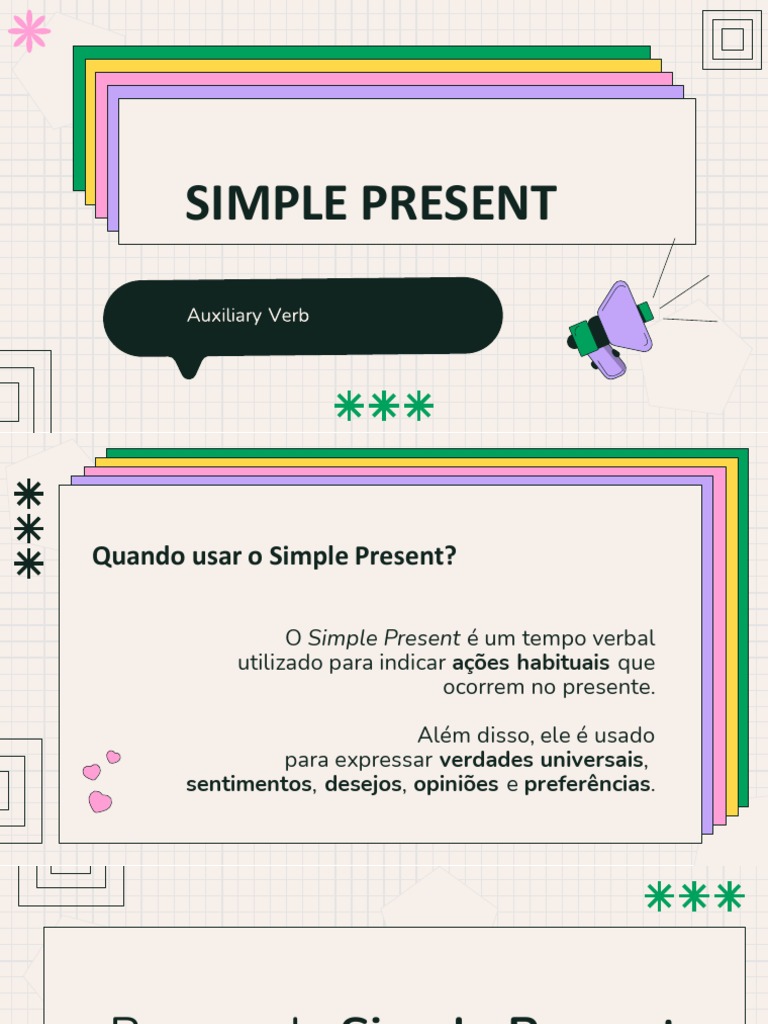 Guia Completo do Simple Present | PDF