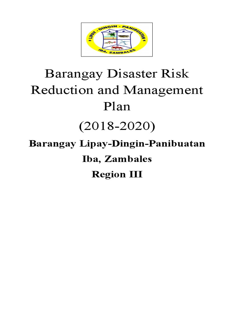 Bdrrmc 2018 2020 Plan And Action Pdf