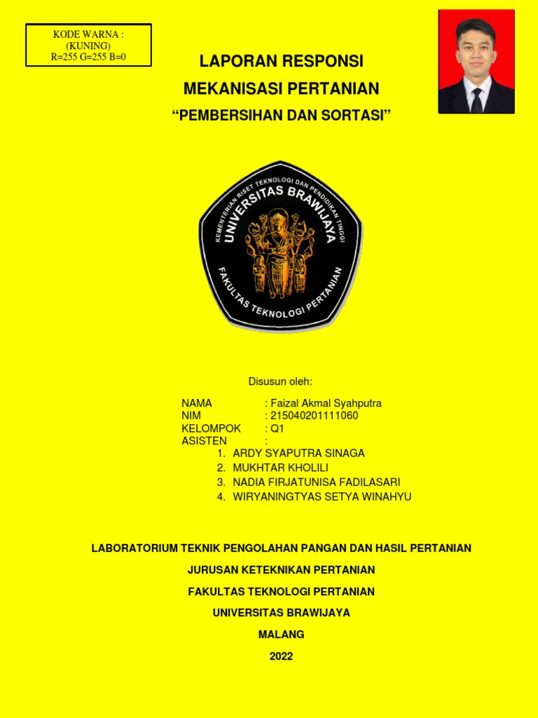 Alat dan Metode Sortasi Gabah | PDF