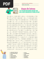 Prevencion de Desastres - Sopa de Letras | PDF | Ajedrez | Juegos y ...