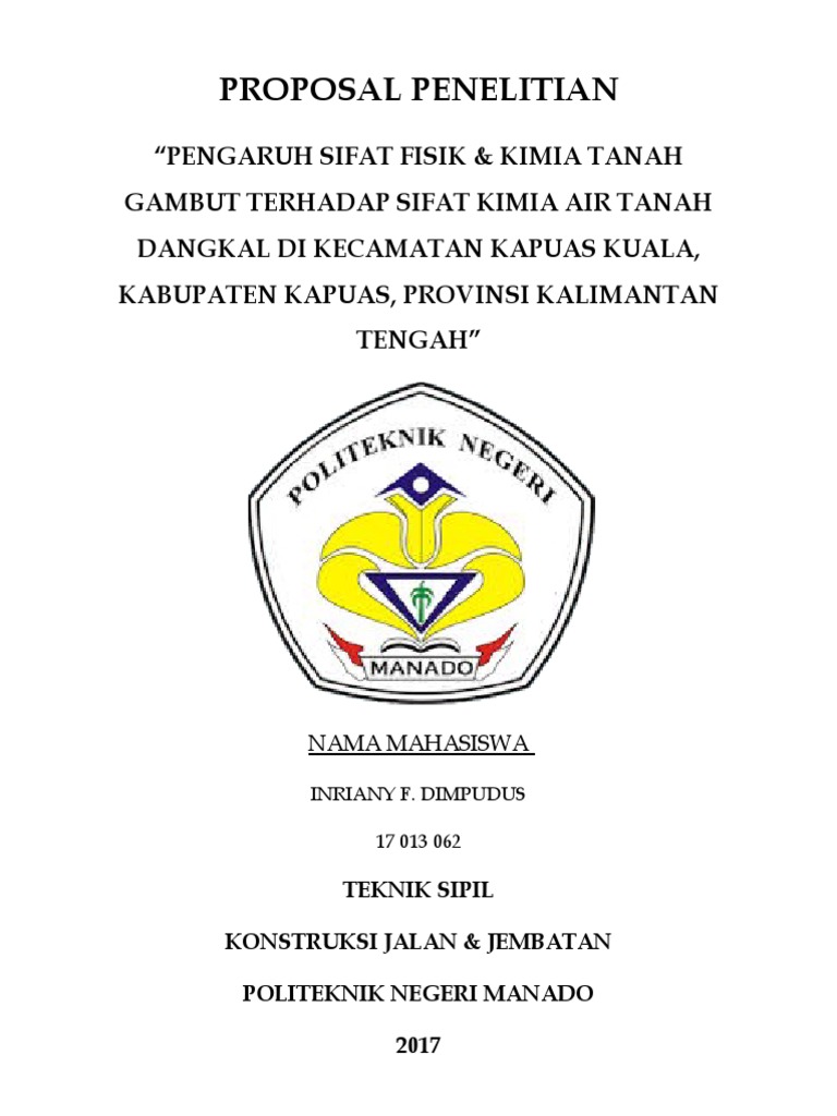 Proposal Penelitian | PDF | Sains & Matematika