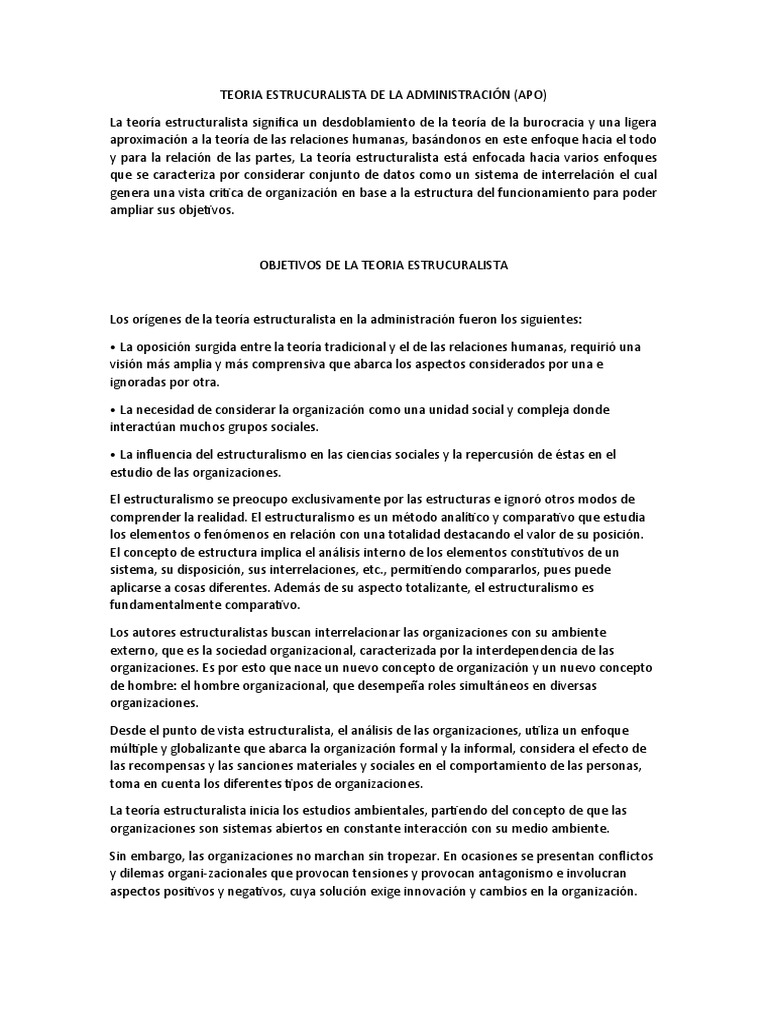 APO | PDF | Teoría | Dialéctico