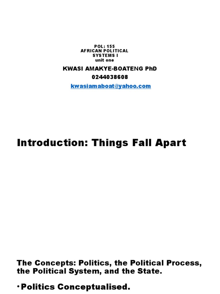 Dr. K Pol 155 Unit 1 and 2 | PDF | Institution | Behavioural Sciences