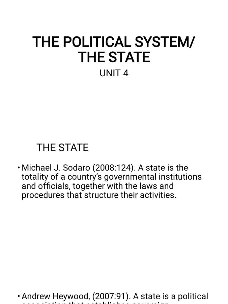 Dr. K Pol 155 Unit 4 | PDF