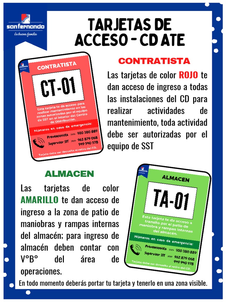 Flyer de Tarjetas de Acceso | PDF