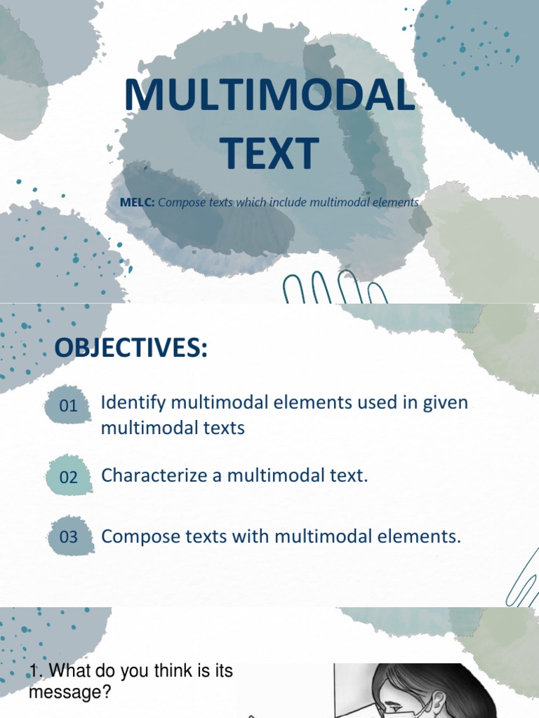 Multimodal Texts | PDF | Cognitive Science | Human Communication