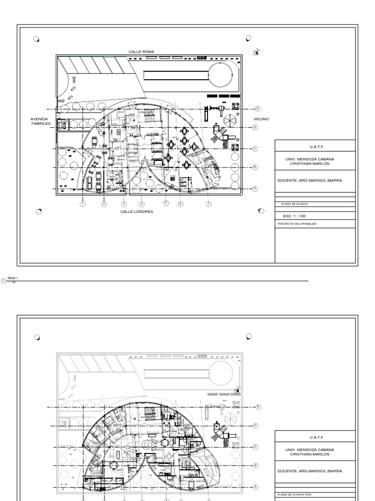Planos de Multifamiliar | PDF