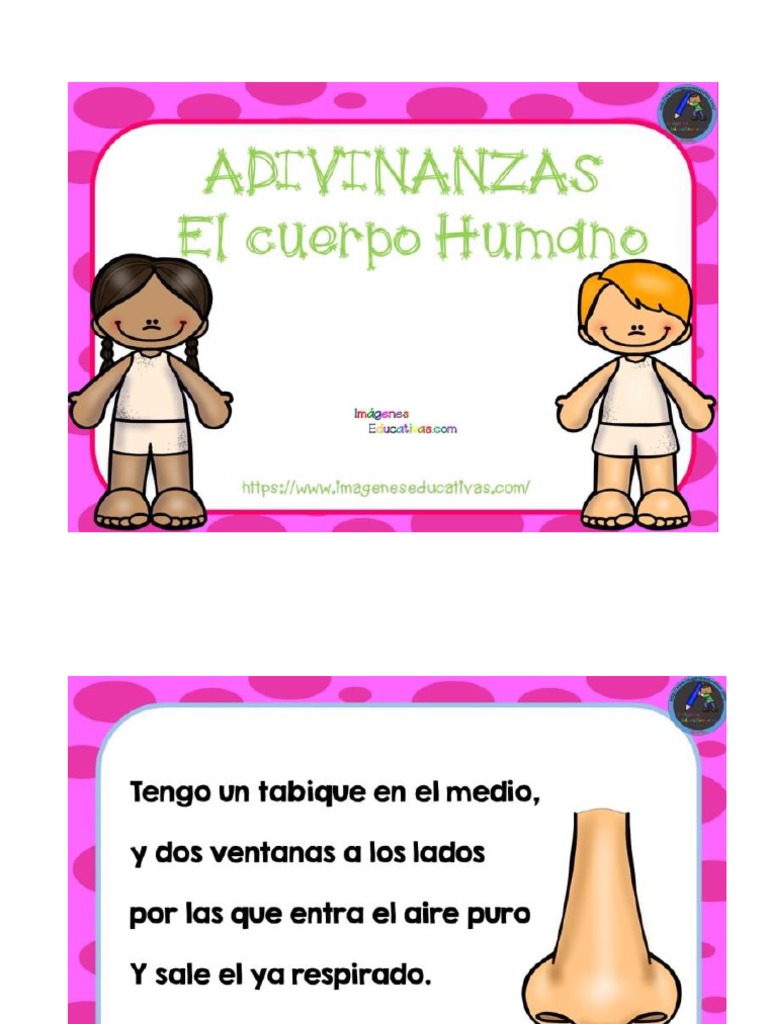 Cartas Partes Del Cuerpo | PDF