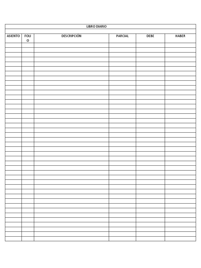 Libro Diario | PDF