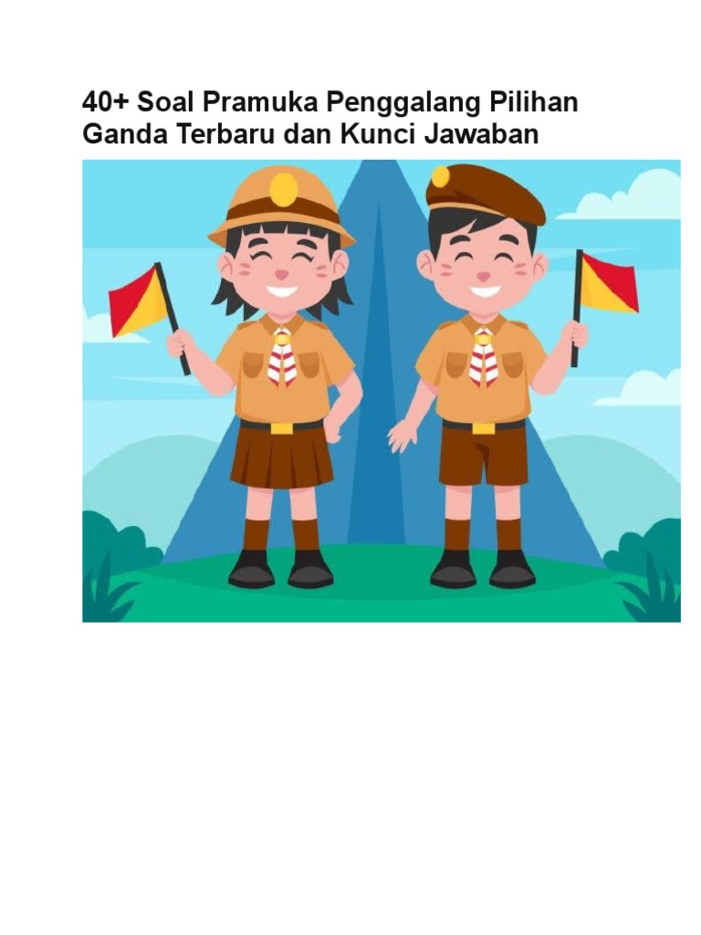 40 Soal Pramuka | PDF