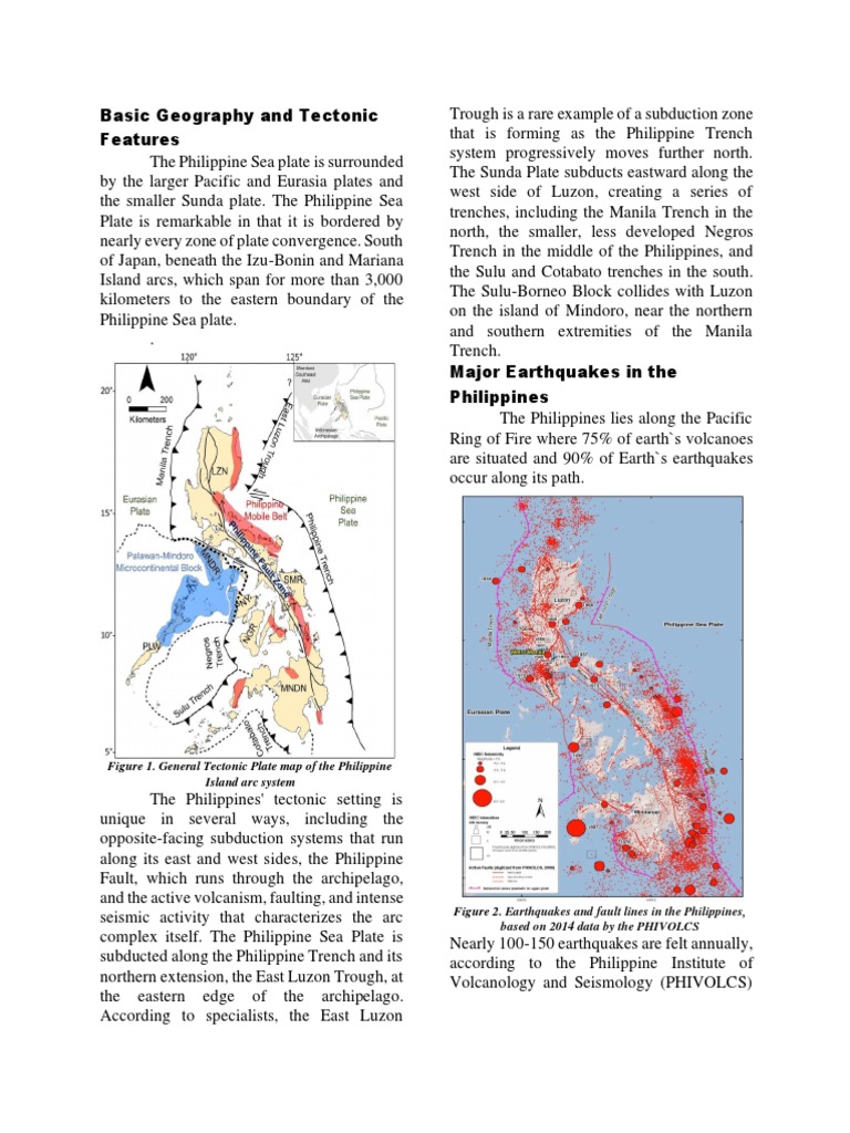 Tectonic Setting and Seismic Activity of the Philippine Islands ...