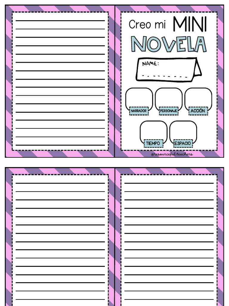 Plantilla Escritura Novelas | PDF