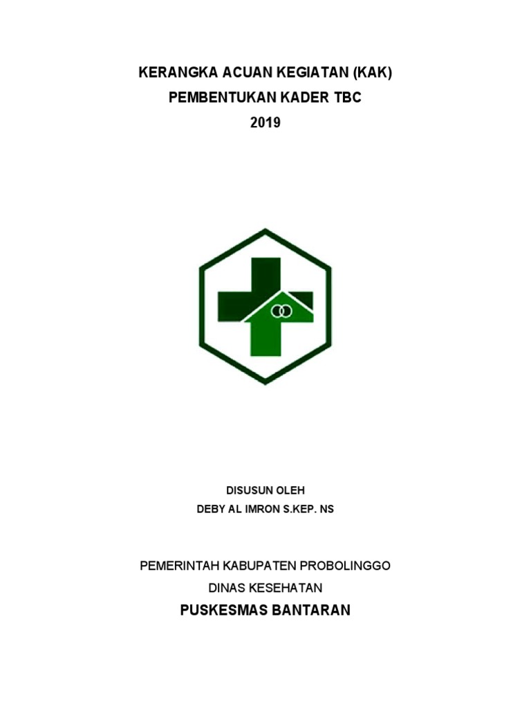 KAK PEMBENTUKAN KADER TB Fix | PDF