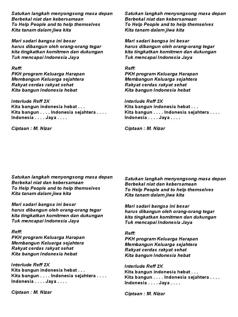 Lirik Mars PKH | PDF | Ilmu Sosial