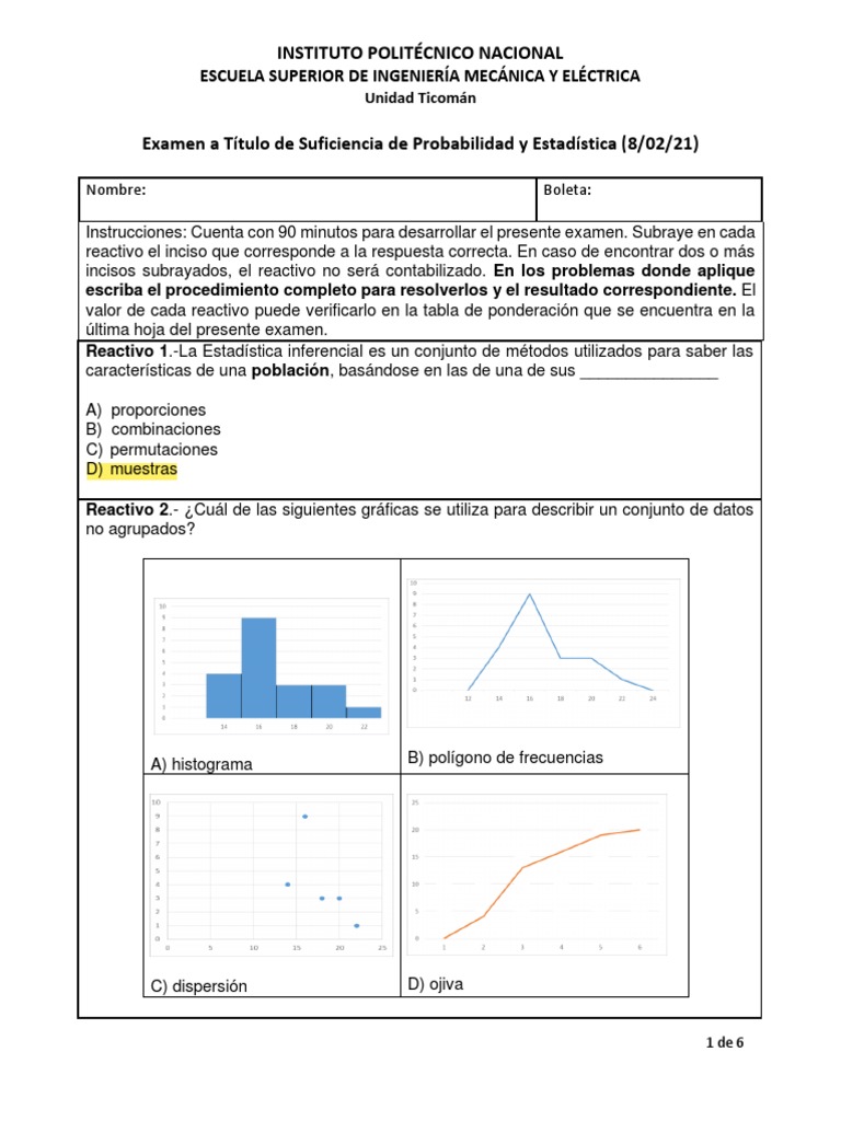ETS Reyes Ontiveros Daniel | PDF | Diferencia | Histograma