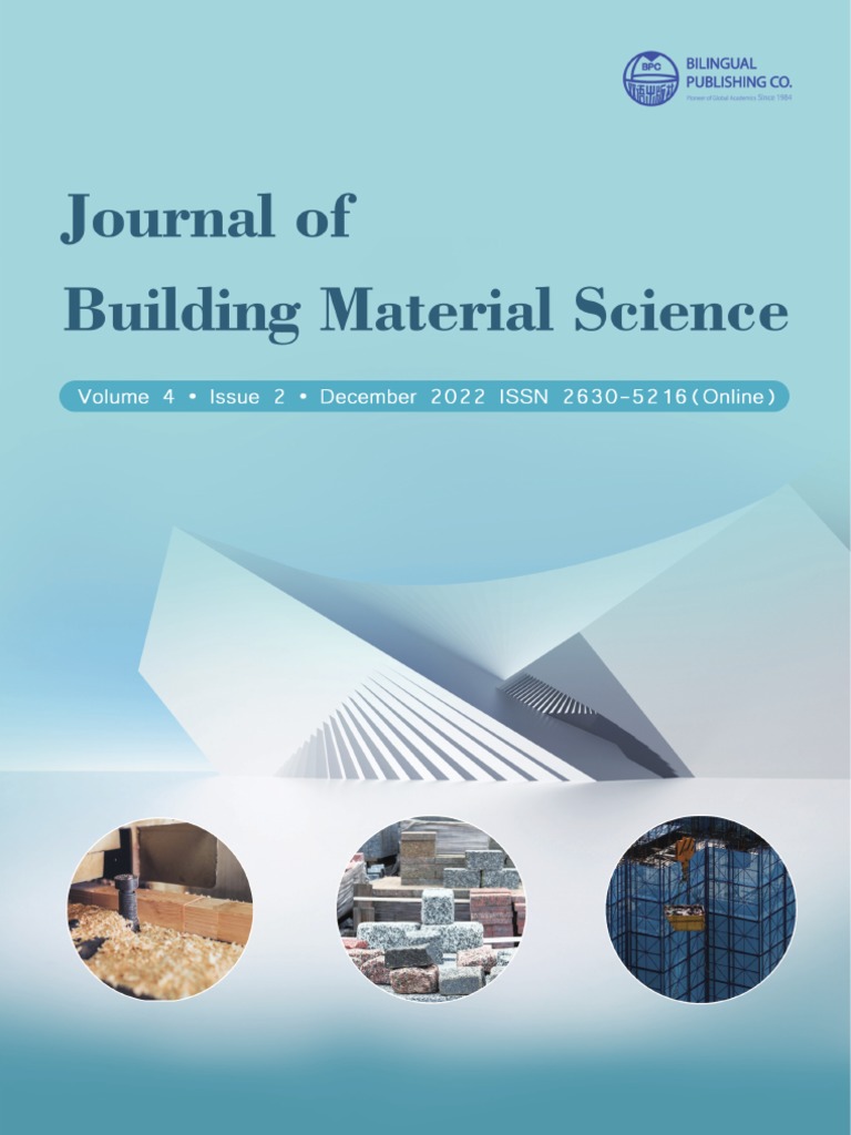 Journal of Building Material Science - Vol.4, Iss.2 December 2022 | PDF ...